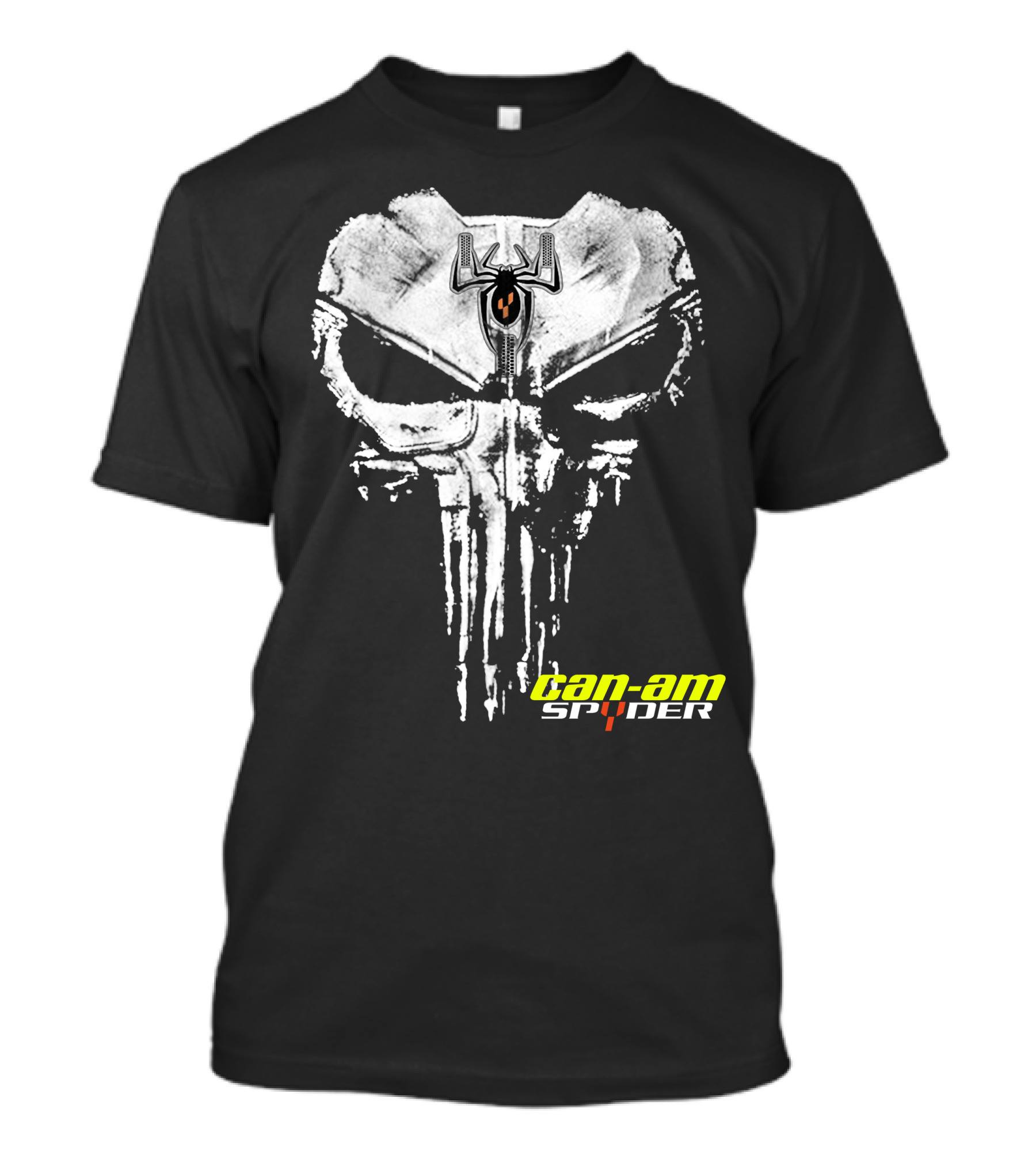 Can-Am Spyder Skull With Spider Emblem T-Shirt