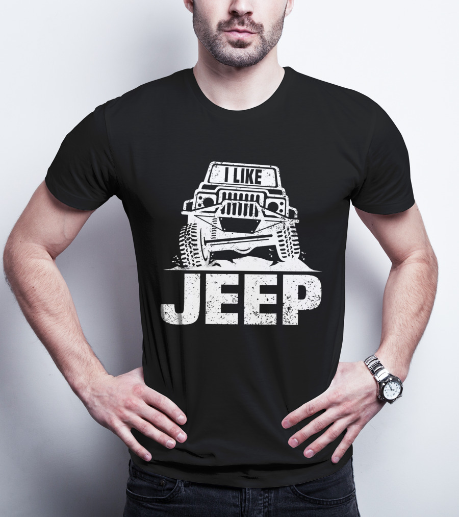 I Like JEEP Rugged Adventure 4x4 Offroad T-Shirt