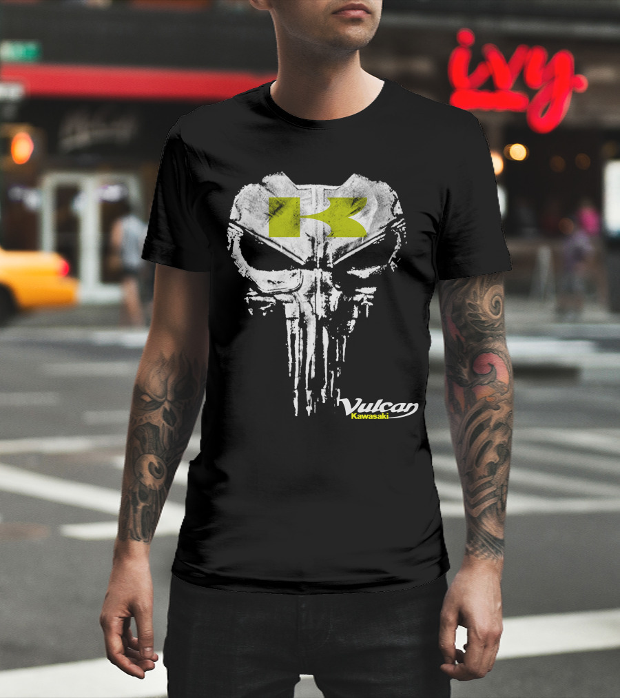 Kawasaki Vulcan Skull Icon 01 T-Shirt