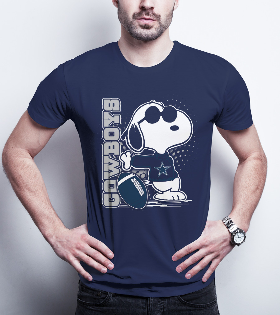 Cowboys Snoopy Football Star T-Shirt