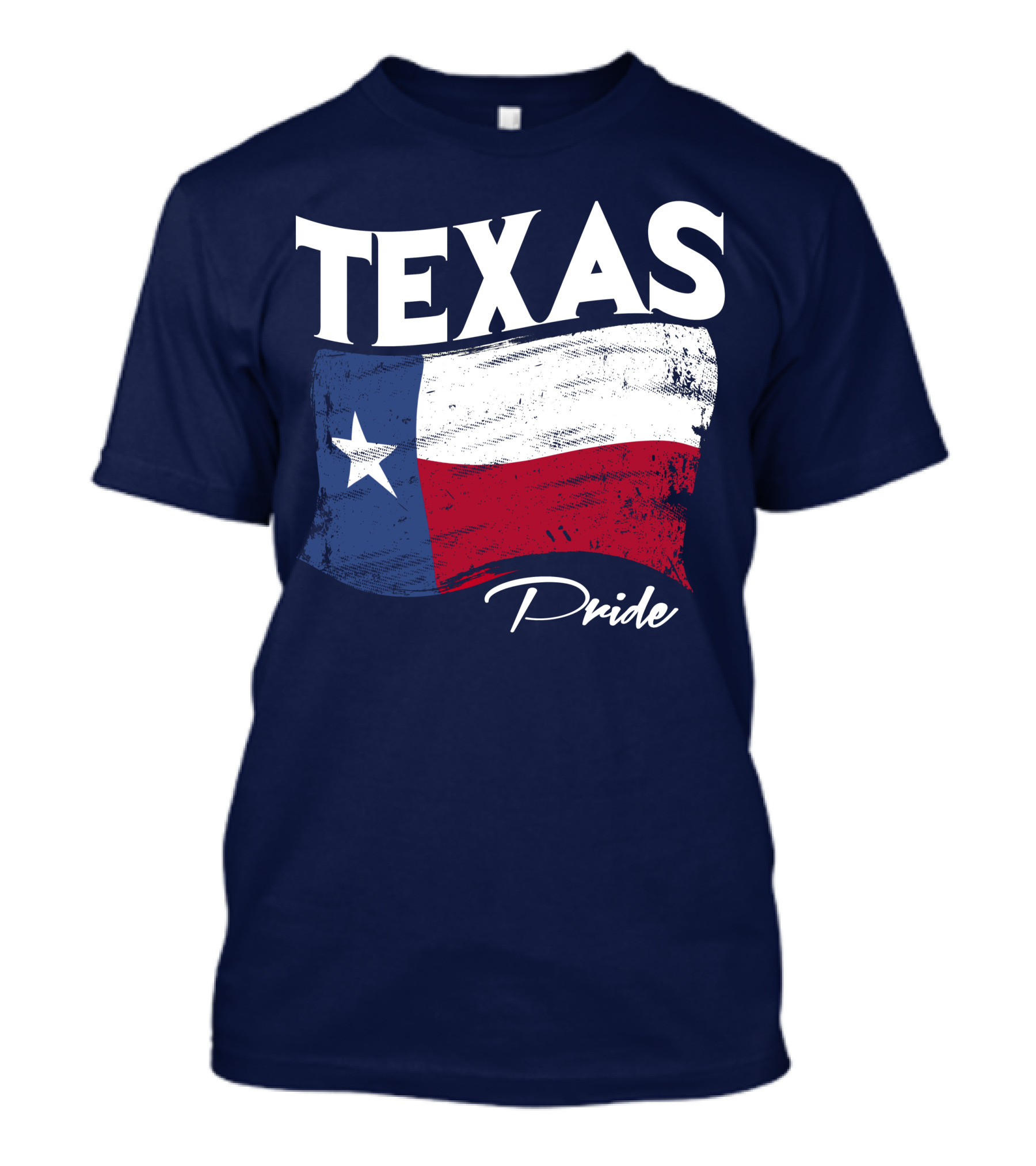 Texas Pride Lone Star Flag Bold Statement T-Shirt