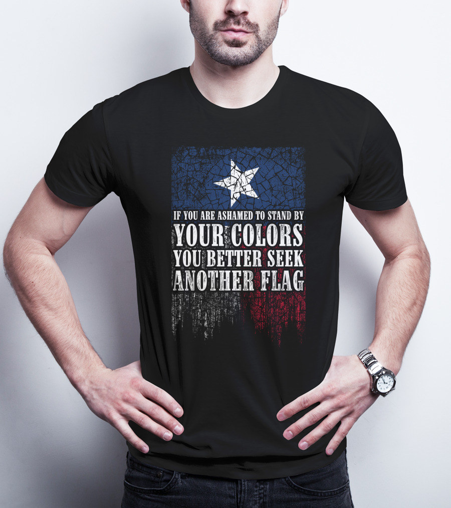 If You Are Ashamed To Stand By Your Colors You Better Seek Another Flag T-Shirt
