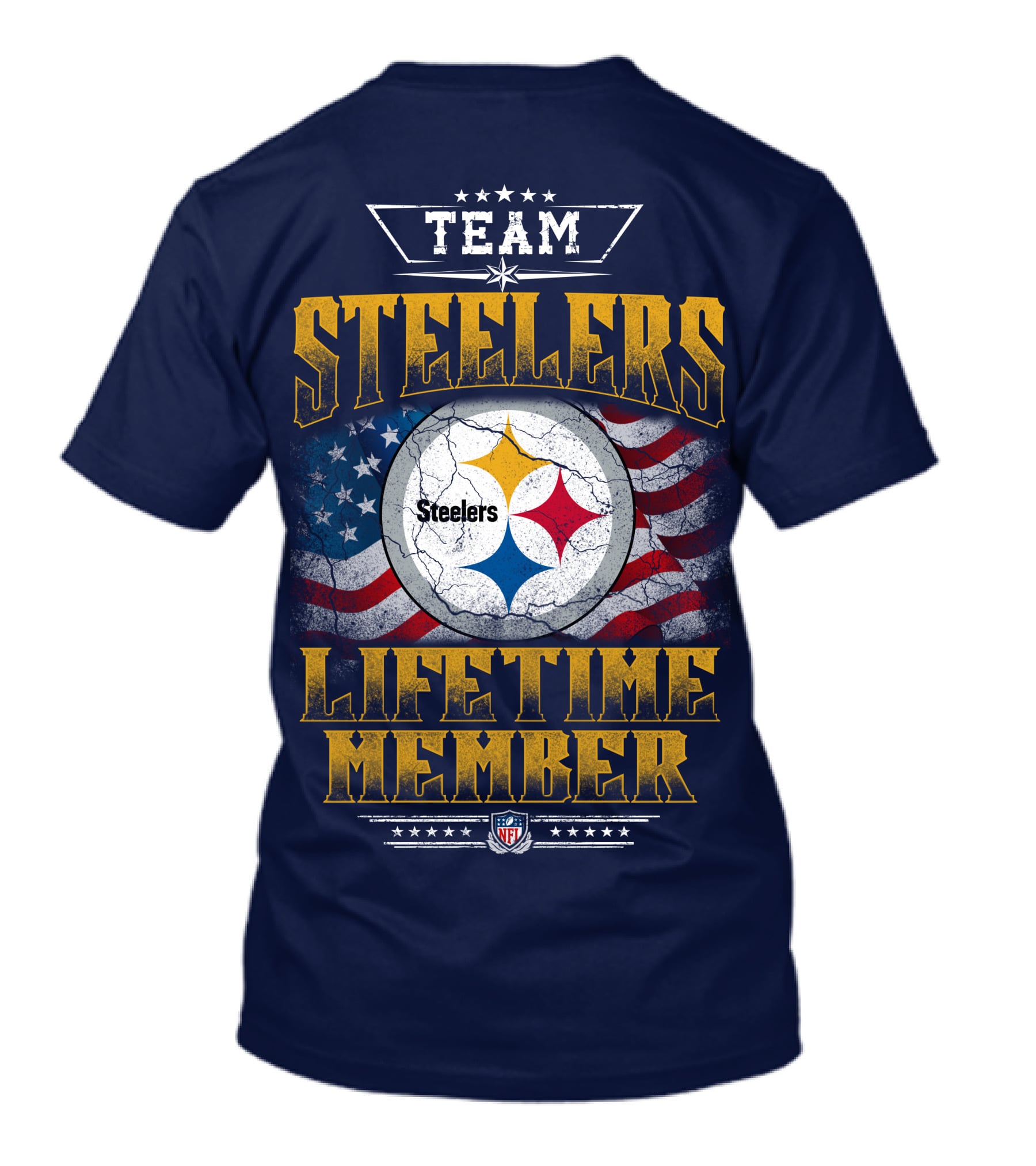 Team Steelers Lifetime Member T-Shirt