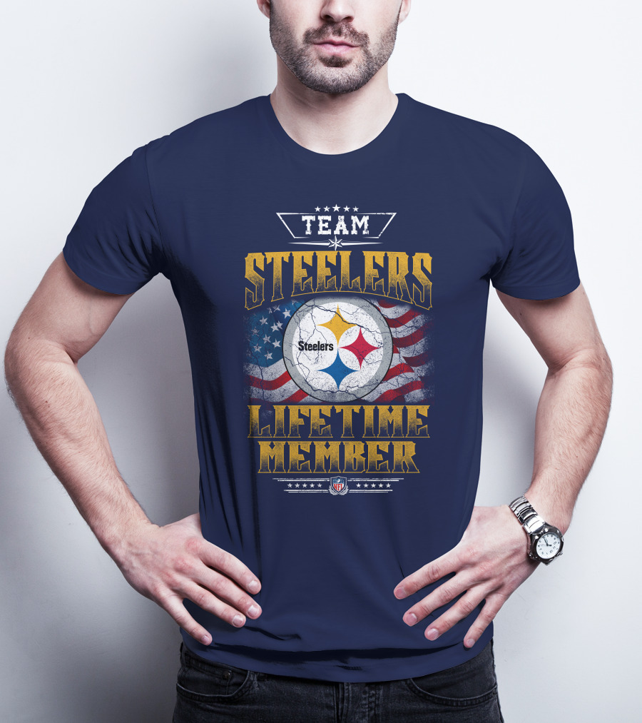 Team Steelers Lifetime Member T-Shirt