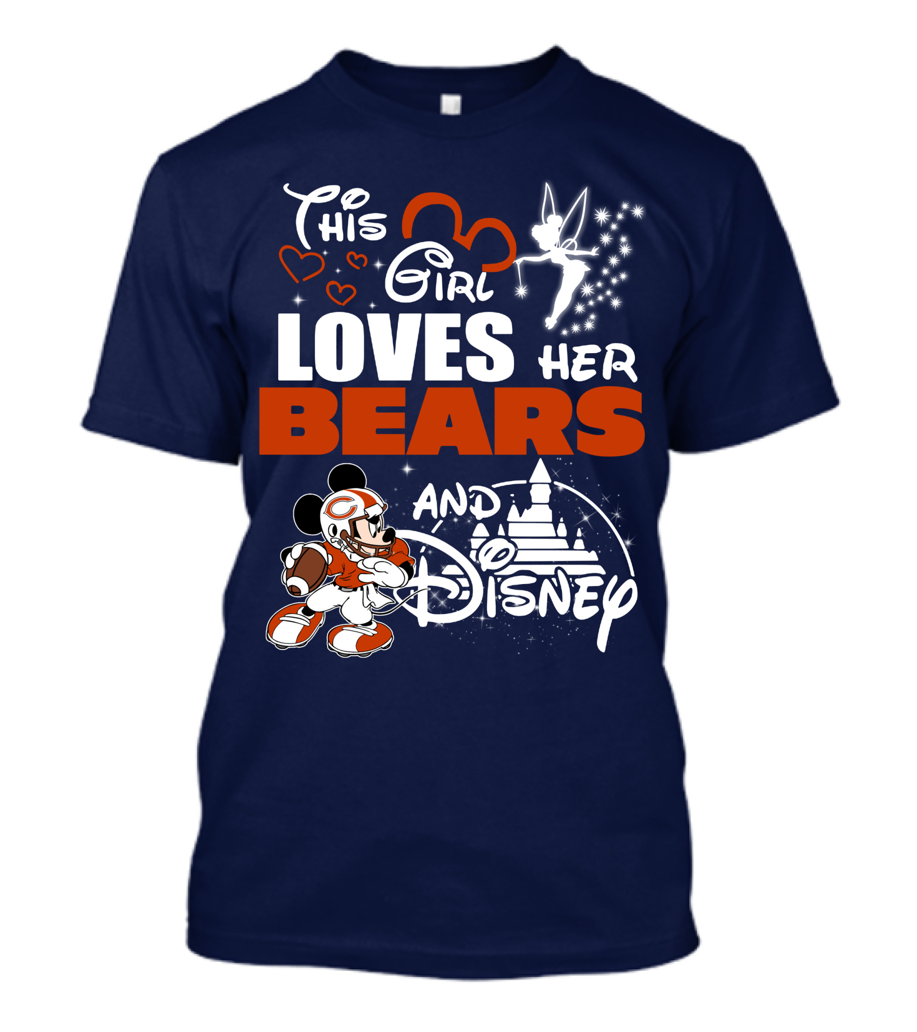This Girl Loves Her Bears And Disney T-Shirt