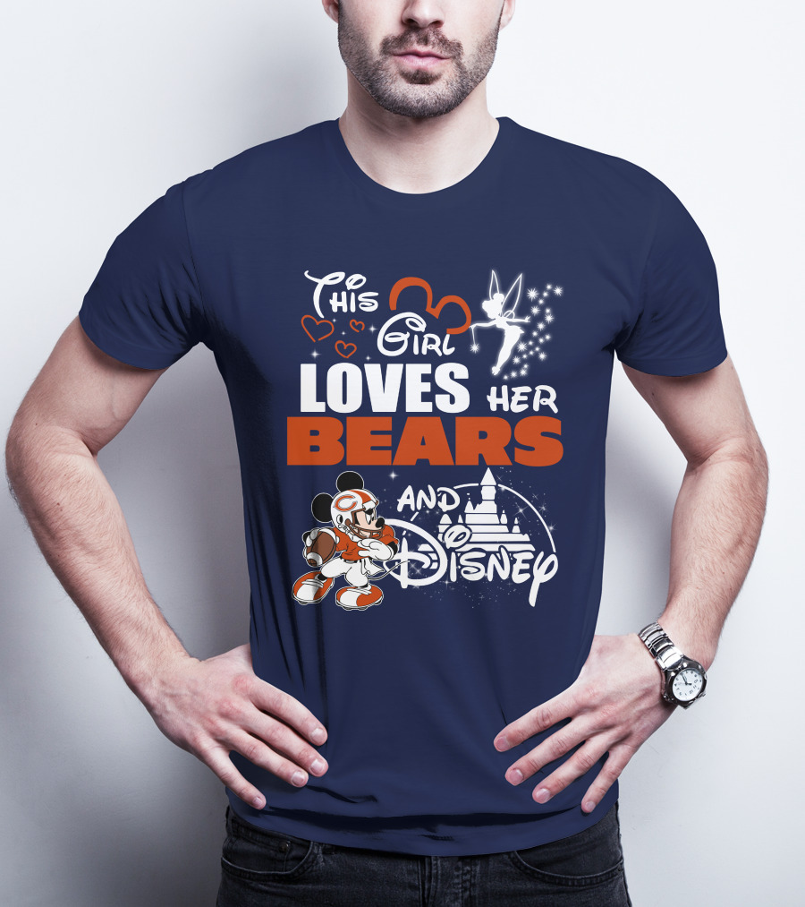 This Girl Loves Her Bears And Disney T-Shirt