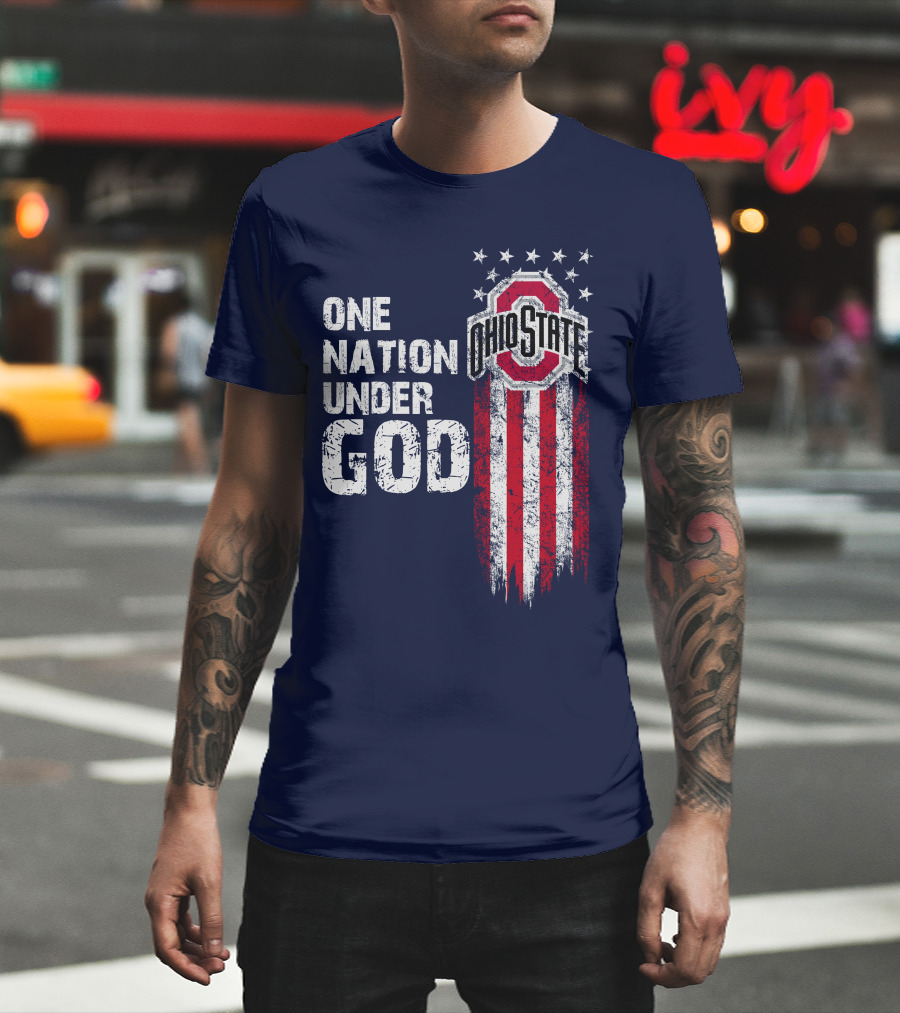 Ohio State Buckeyes One Nation Under God T-Shirt