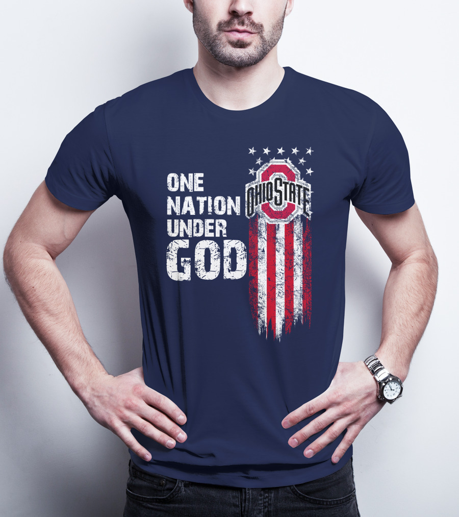 Ohio State Buckeyes One Nation Under God T-Shirt