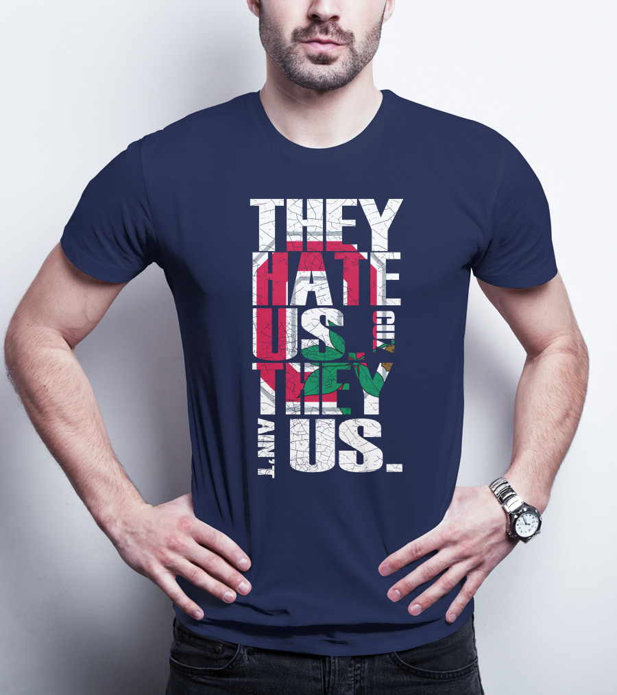 Ohio State Buckeyes They Hate Us Because They Ain't Us T-Shirt
