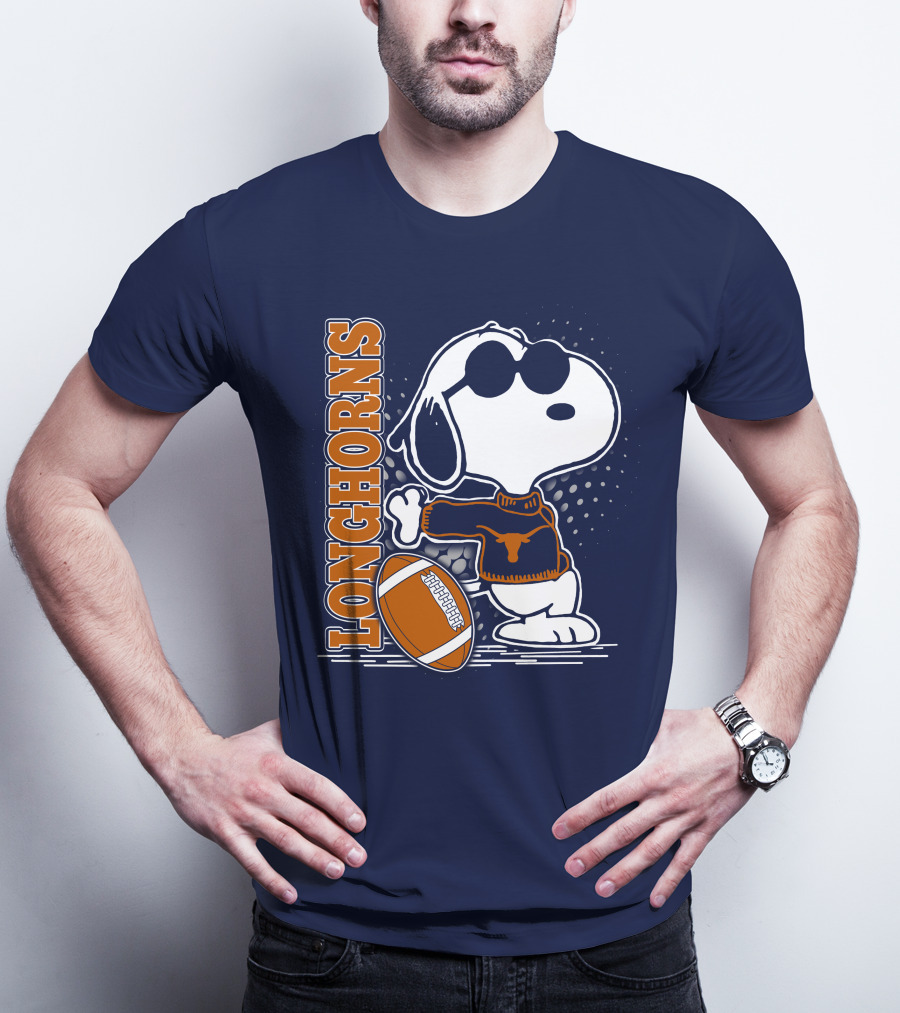 Longhorns Football Snoopy T-Shirt