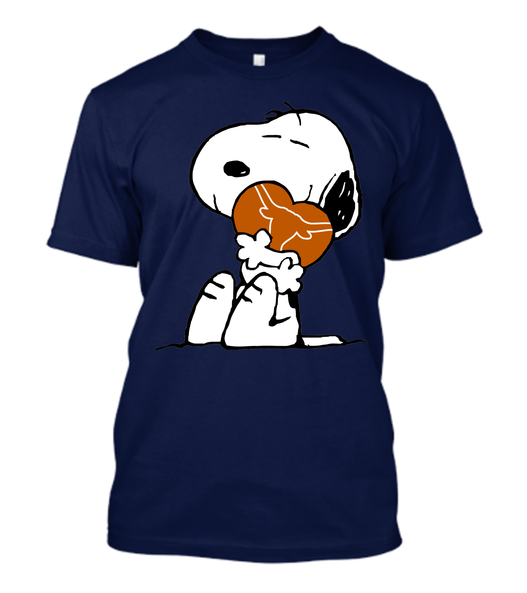 Snoopy Hugging Texas Longhorns T-Shirt