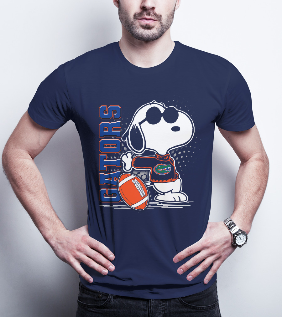 Gators Snoopy Football Florida T-Shirt