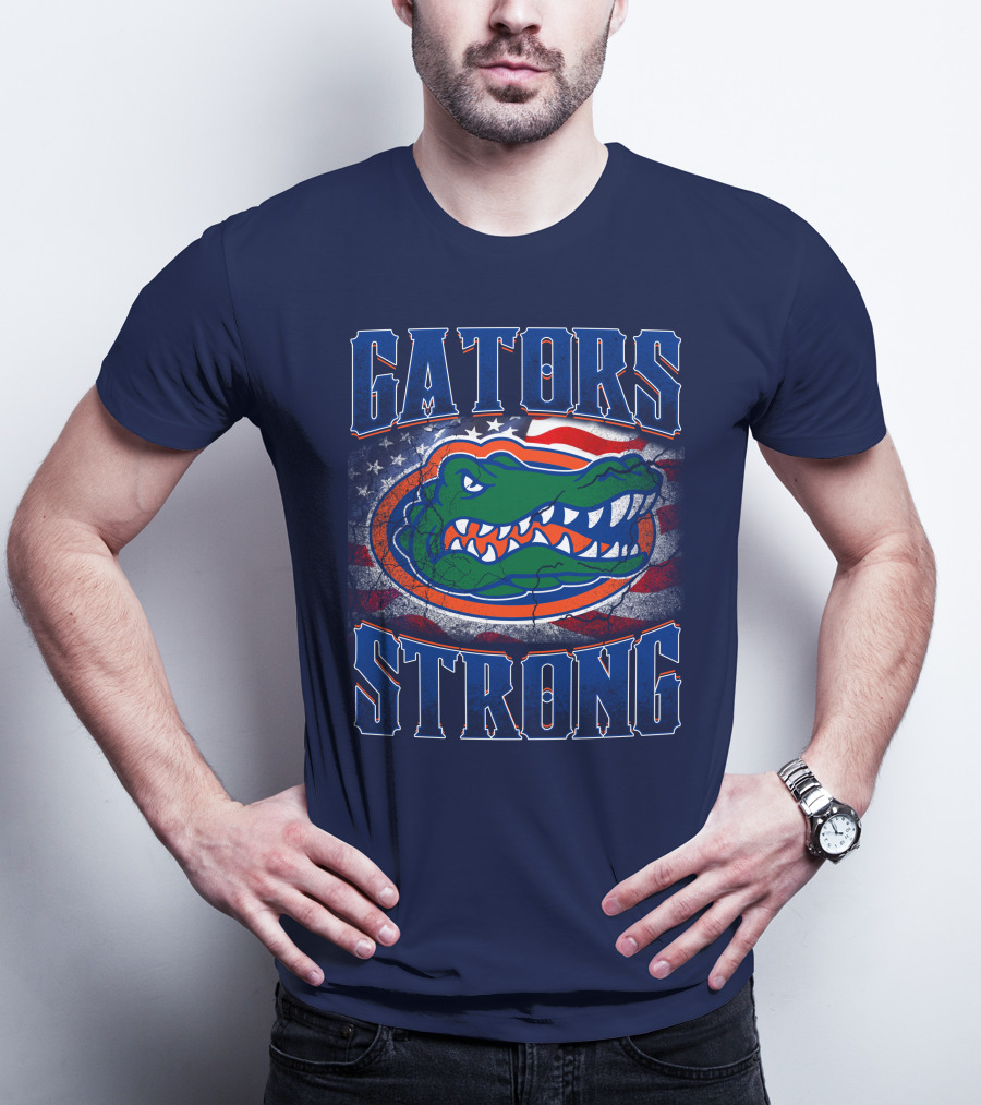 Florida Gators Strong American Flag T-Shirt