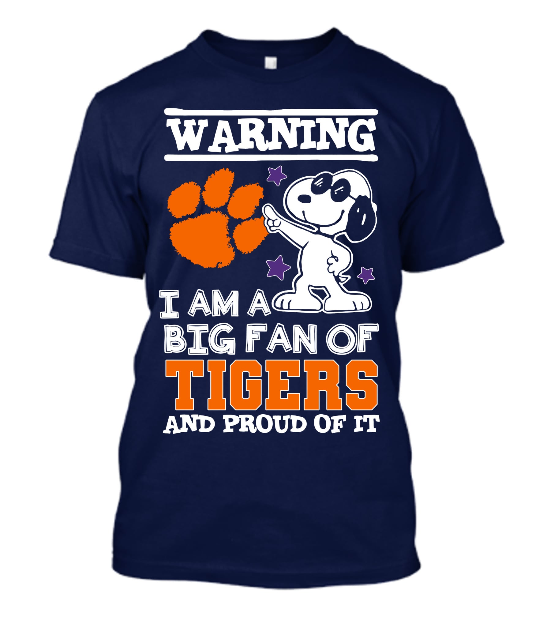Warning I Am A Big Fan Of Tigers And Proud Of It T-Shirt
