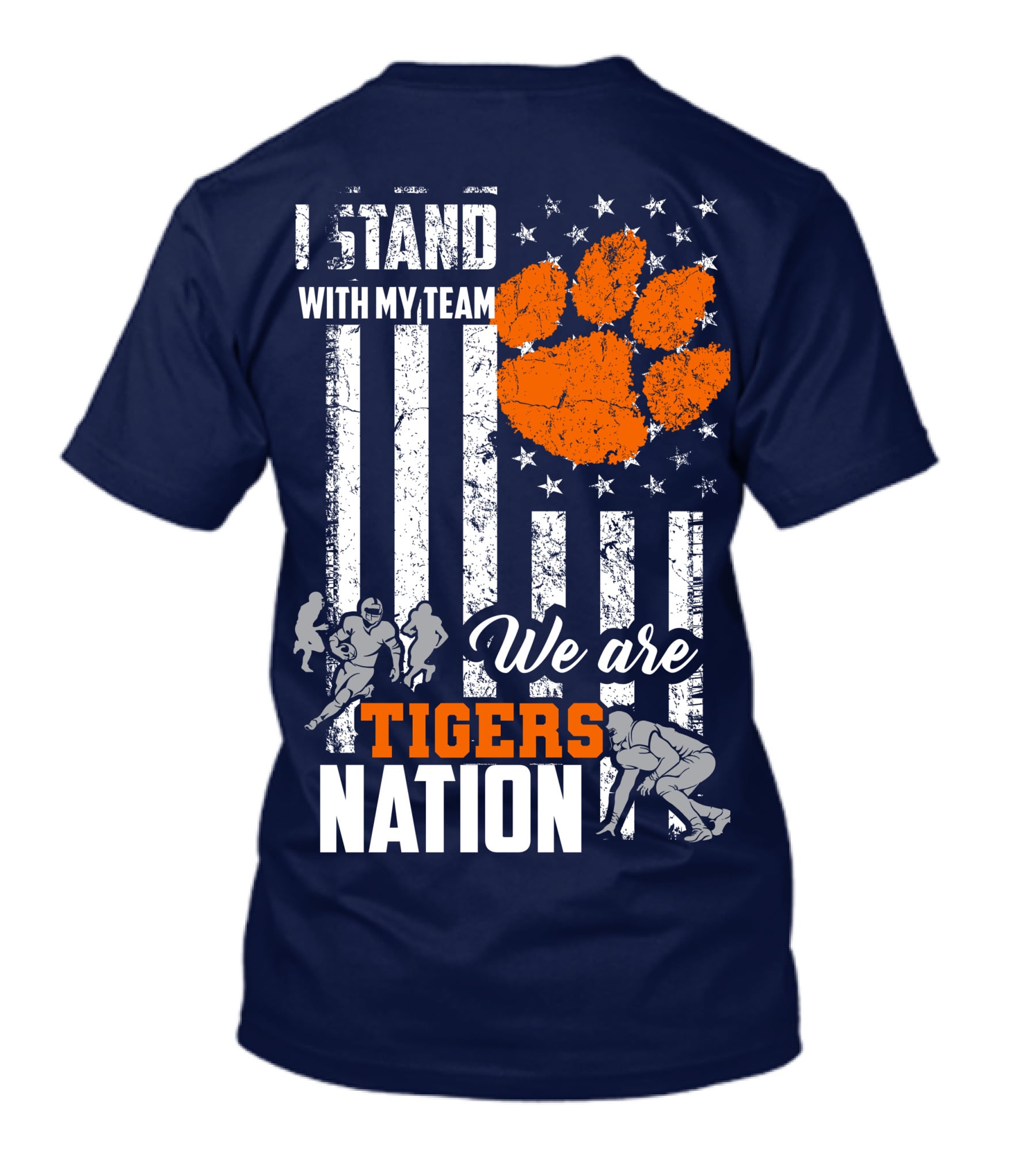 I Stand With My Team We Are Clemson Tigers Nation T-Shirt