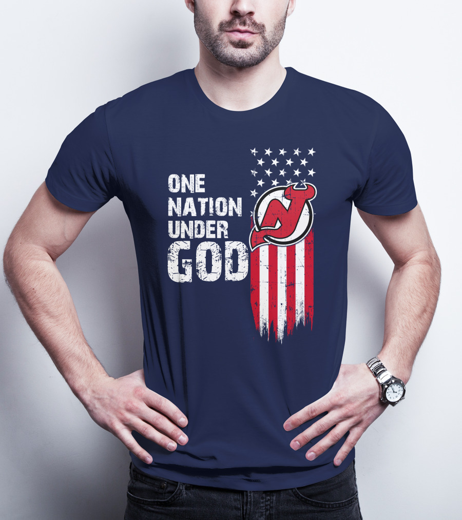 One Nation Under God New Jersey Devils T-Shirt