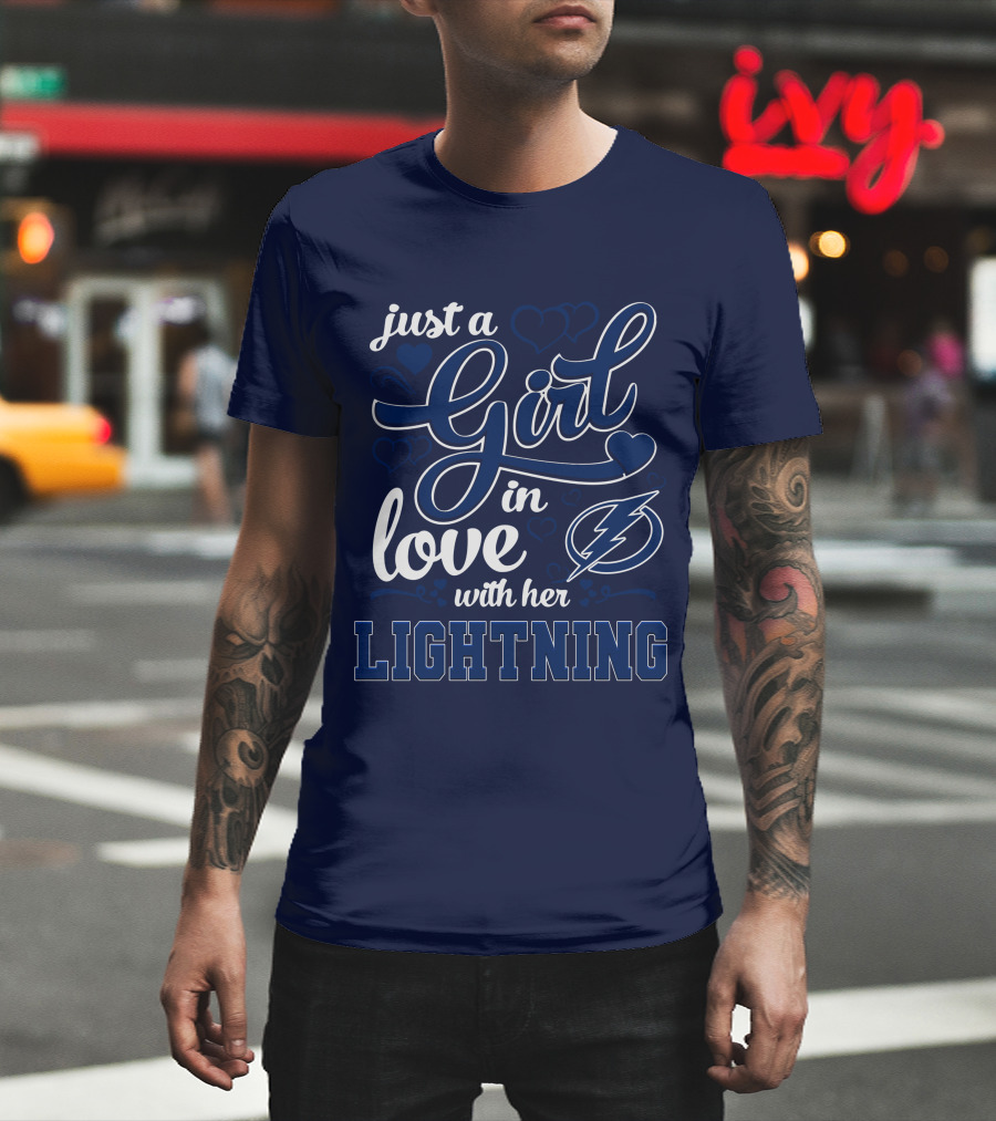 Just A Girl In Love With Her Tampa Bay Lightning T-Shirt