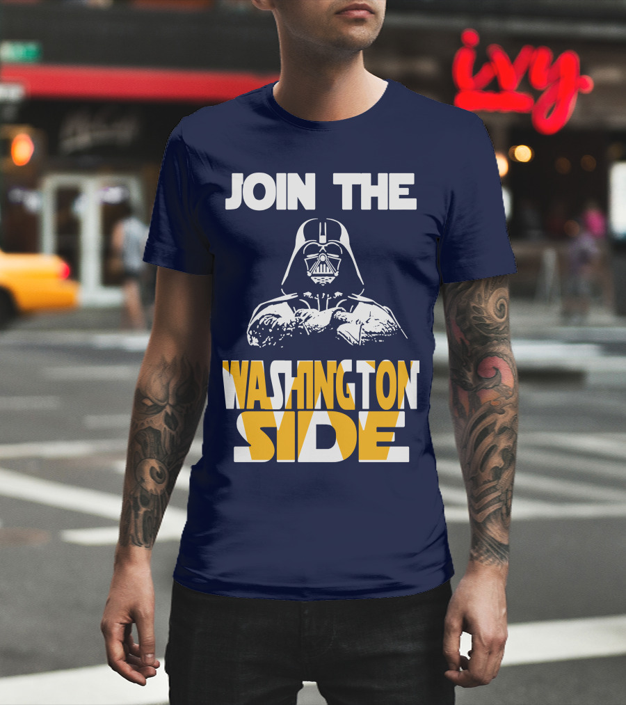 Join The Washington Side Darth Vader T-Shirt