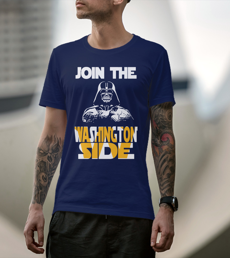 Join The Washington Side Darth Vader T-Shirt