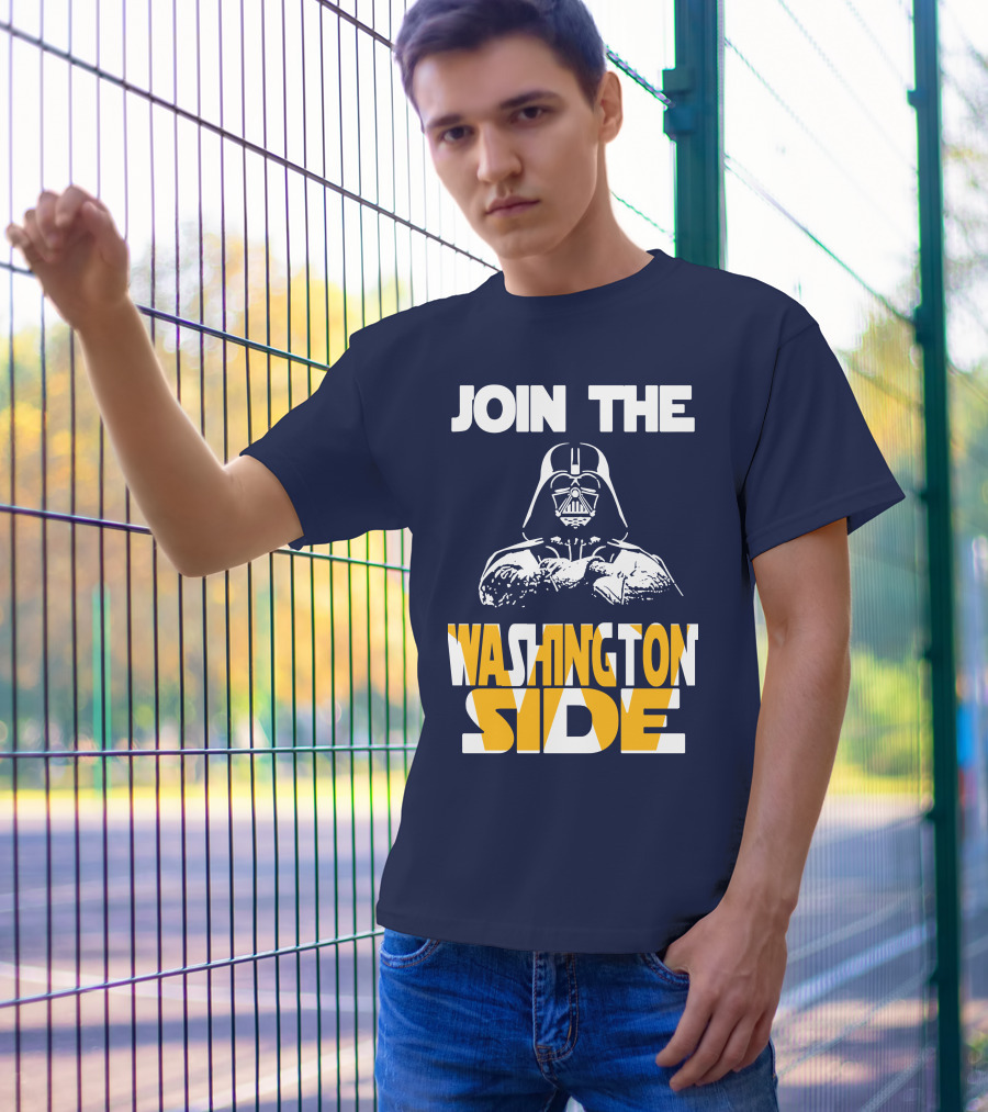 Join The Washington Side Darth Vader T-Shirt