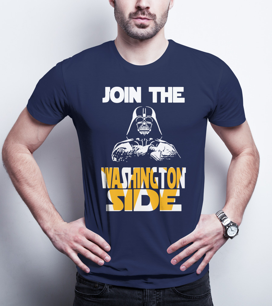 Join The Washington Side Darth Vader T-Shirt