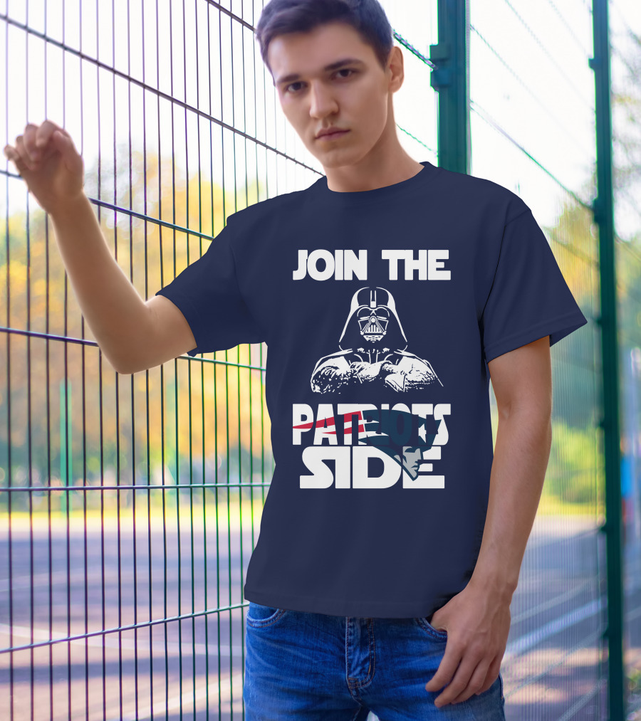 Join The New England Patriots Side T-Shirt