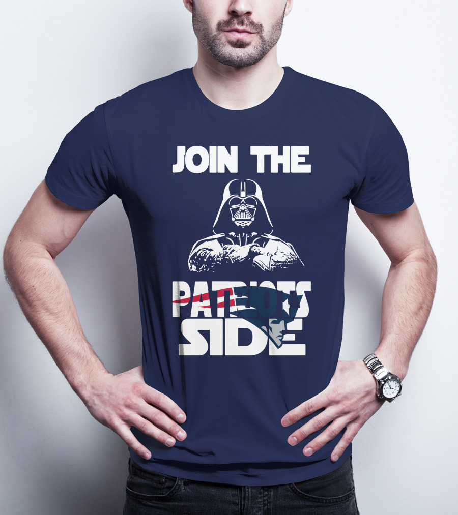 Join The New England Patriots Side T-Shirt