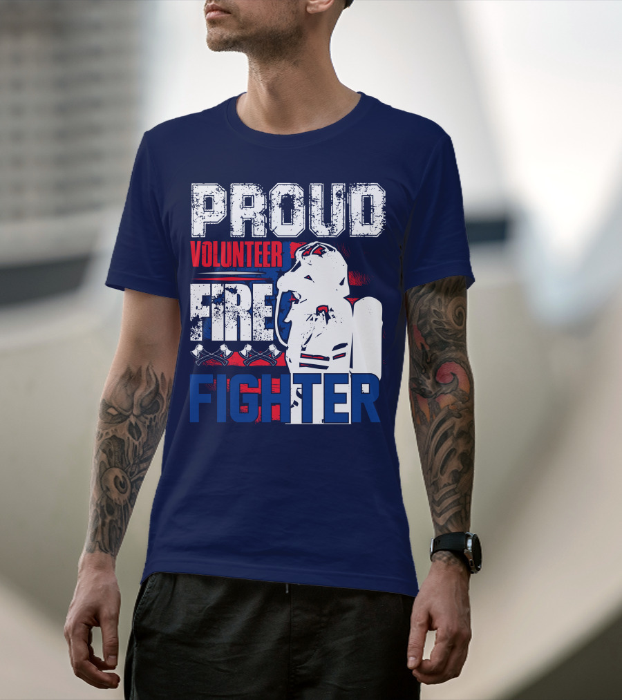 Proud Volunteer Firefighter T-Shirt