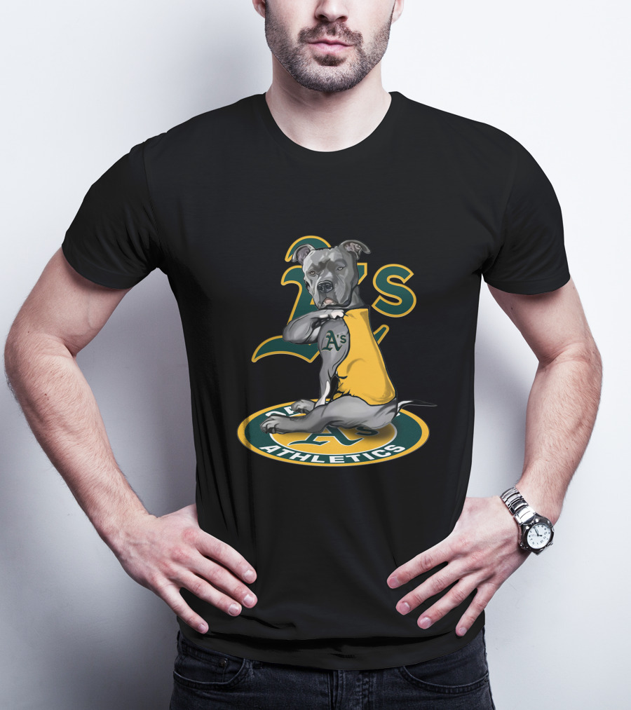 Oakland Athletics Dog A's Logo T-Shirt
