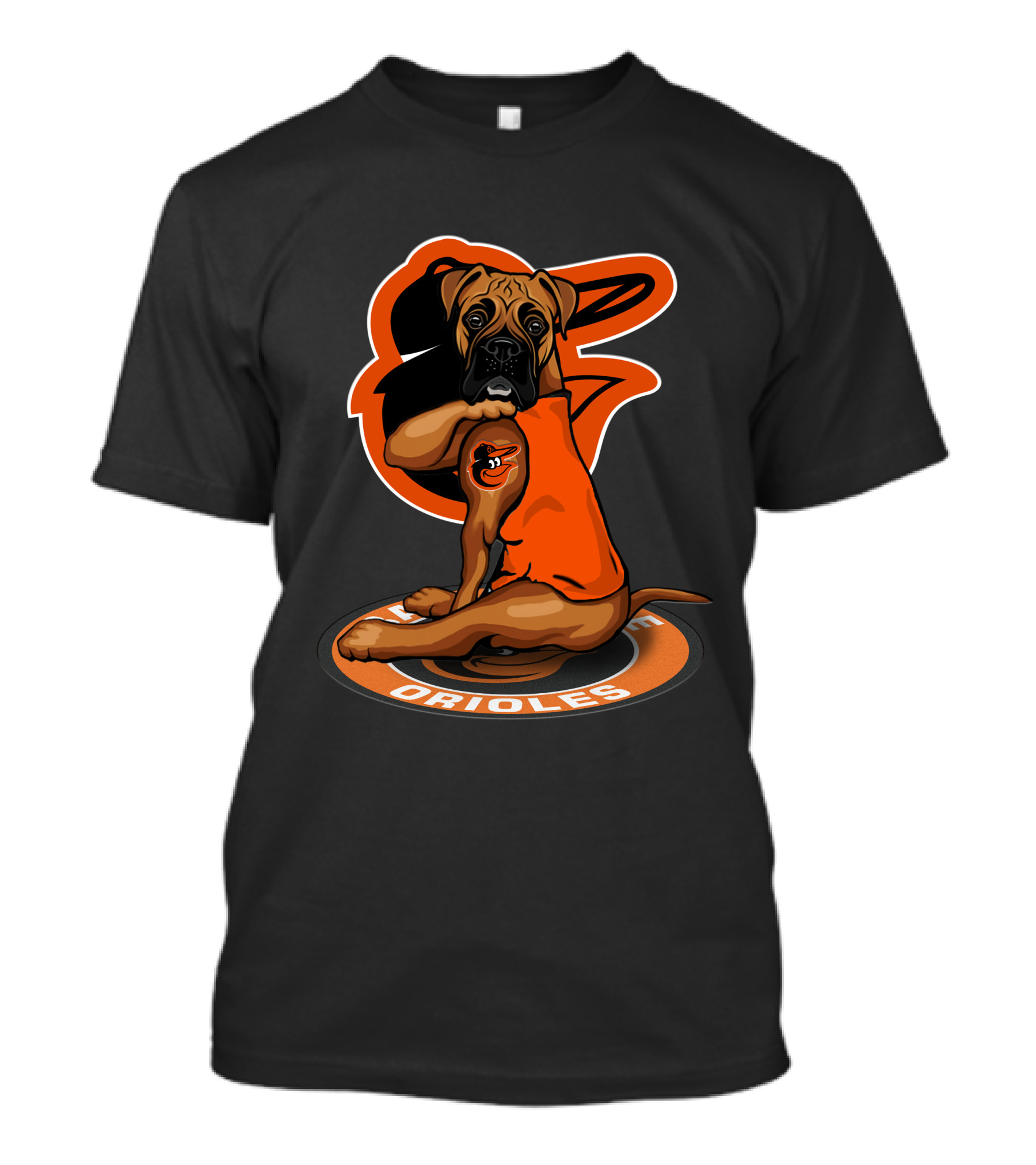 Baltimore Orioles Dog Logo Major League Baseball T-Shirt
