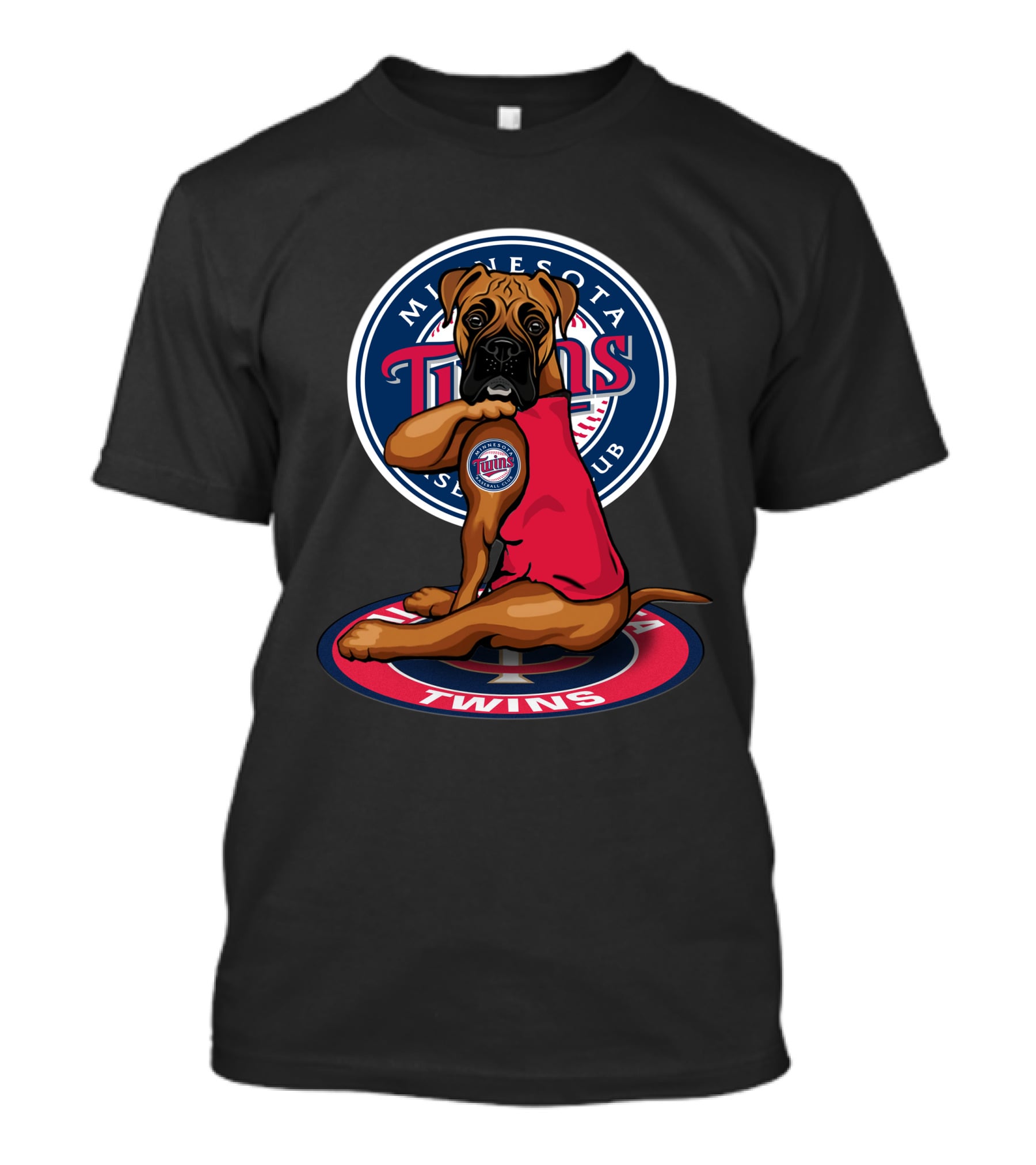 Minnesota Twins Baseball Club Dog T-Shirt
