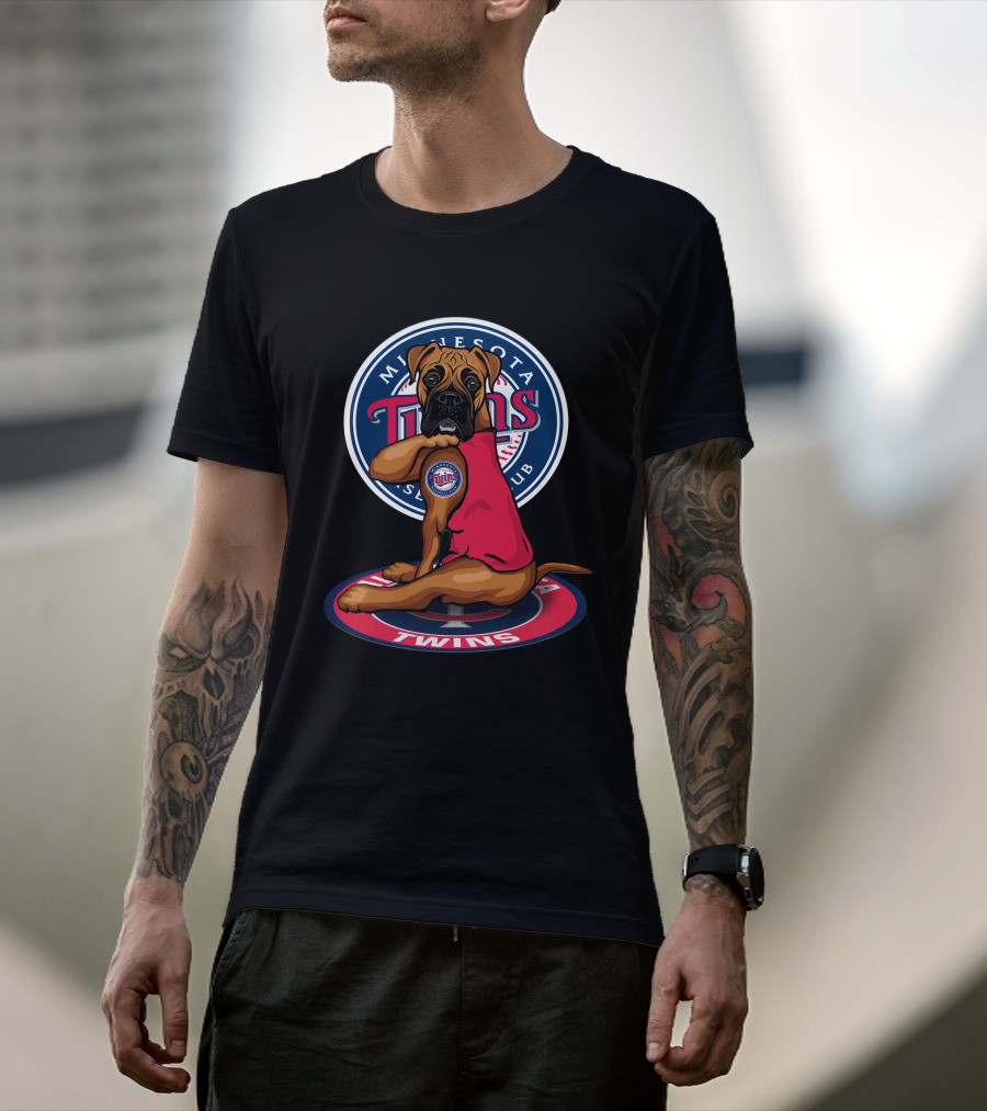 Minnesota Twins Baseball Club Dog T-Shirt