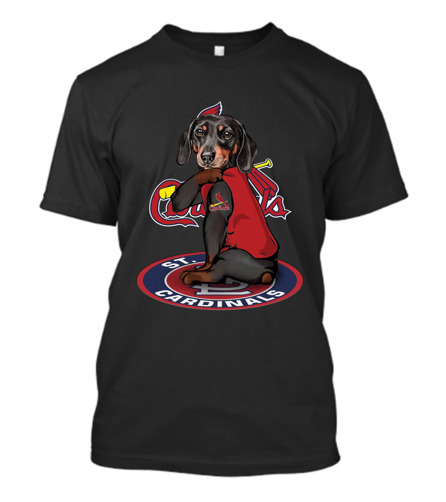 St Louis Cardinals Dog Mascot T-Shirt