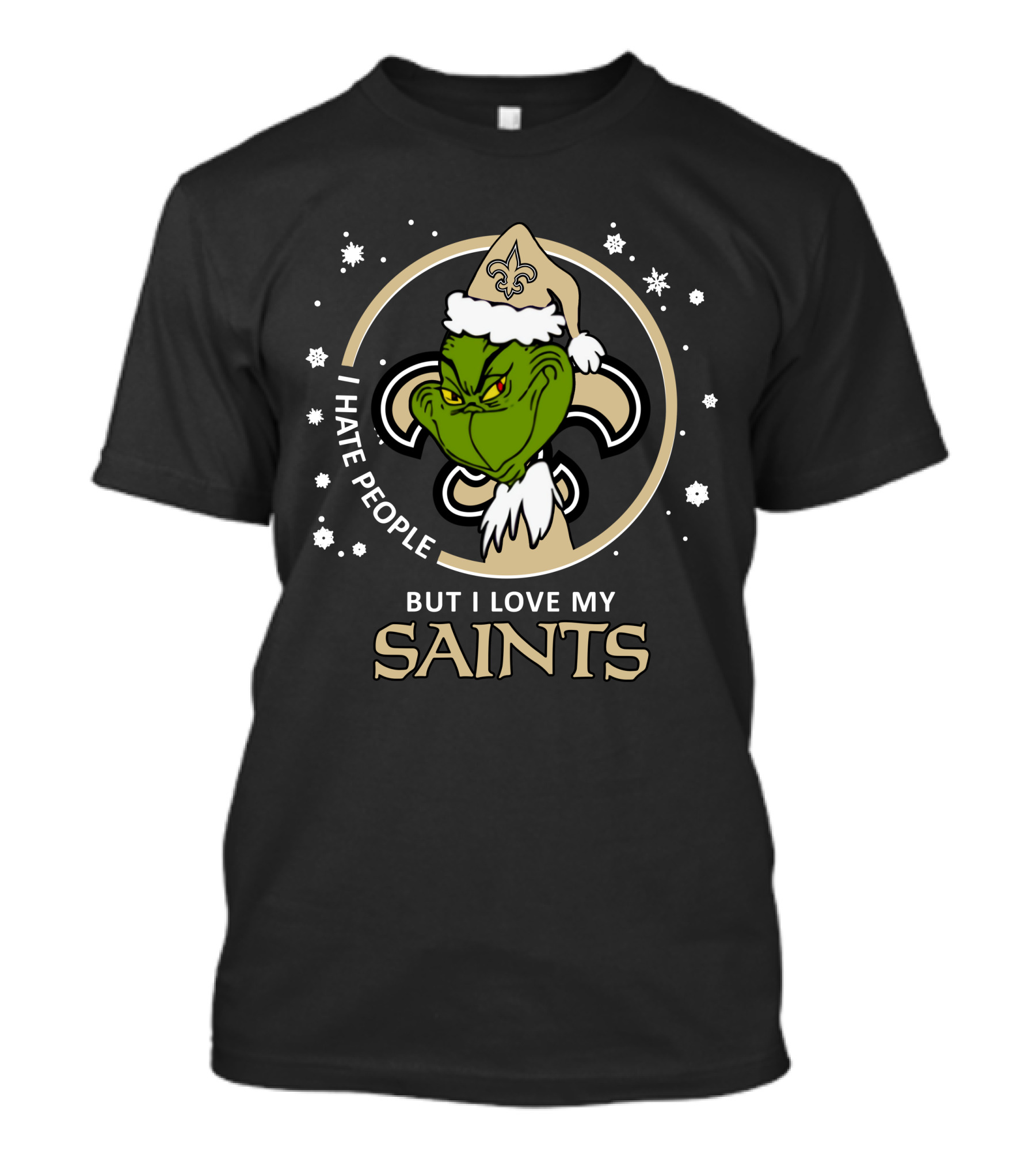 I Hate People But I Love My New Orleans Saints T-Shirt