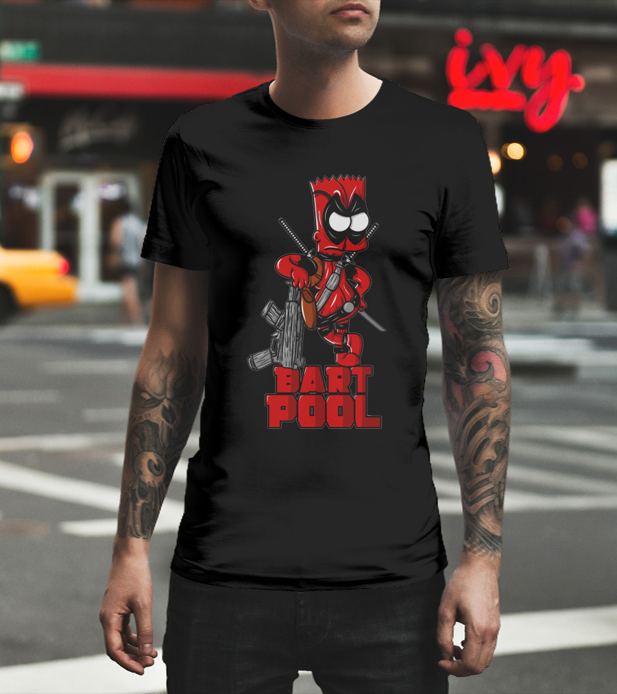 Bart Pool Ninja Attire T-Shirt