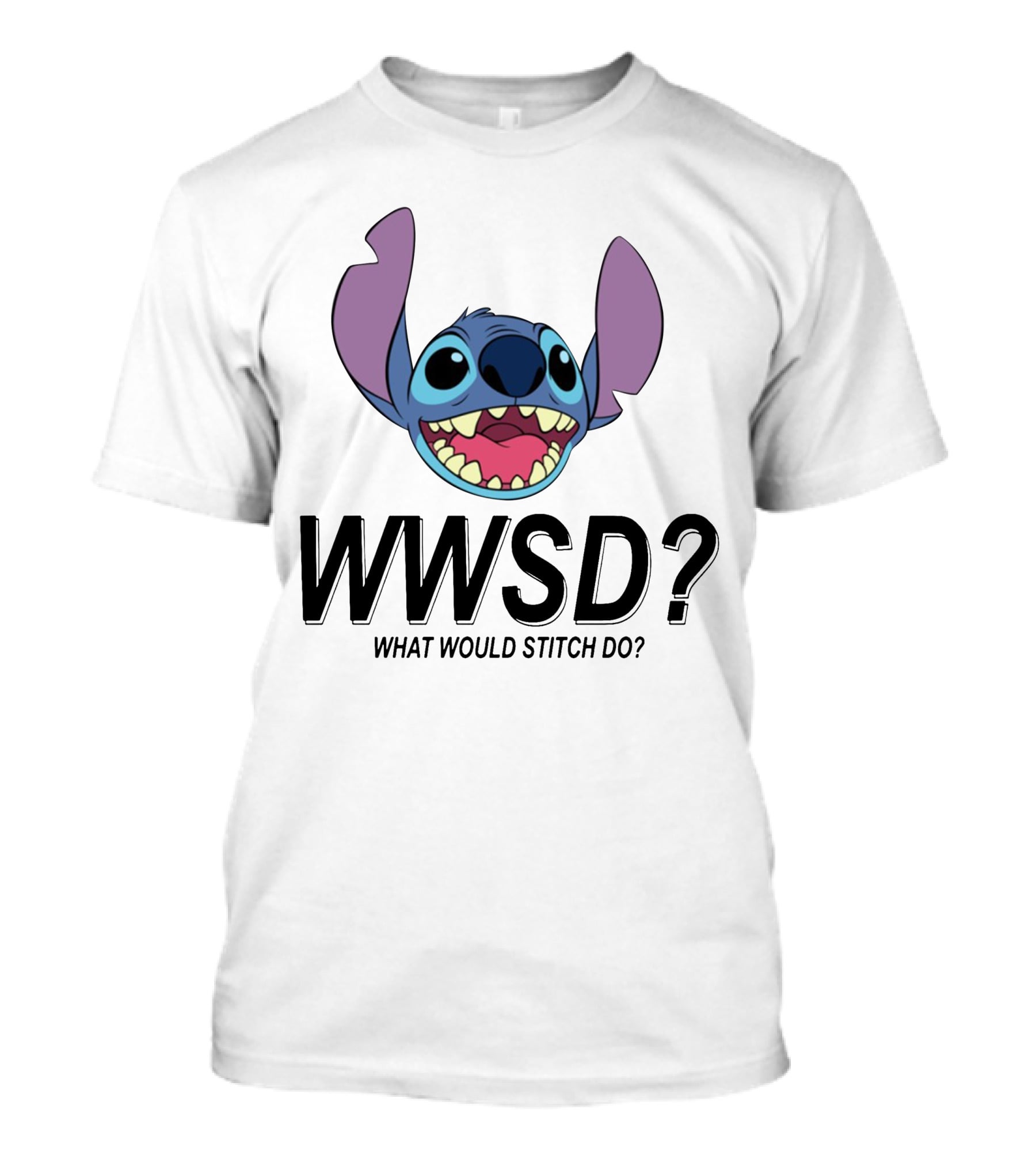 WWSD What Would Stitch Do Disney Lilo And Stitch Character T-Shirt