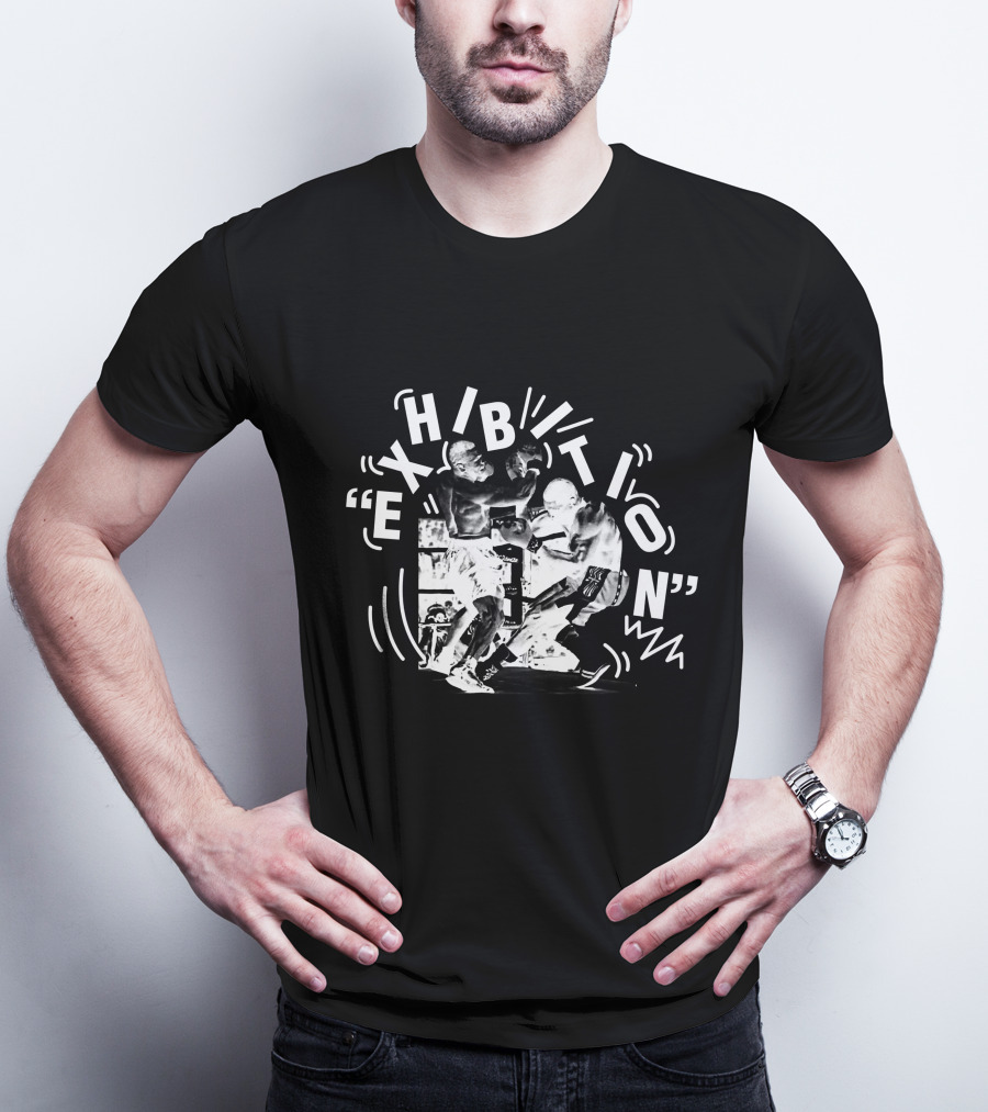EXHIBITION Boxing Dynamic Fighters Action Scene T-Shirt
