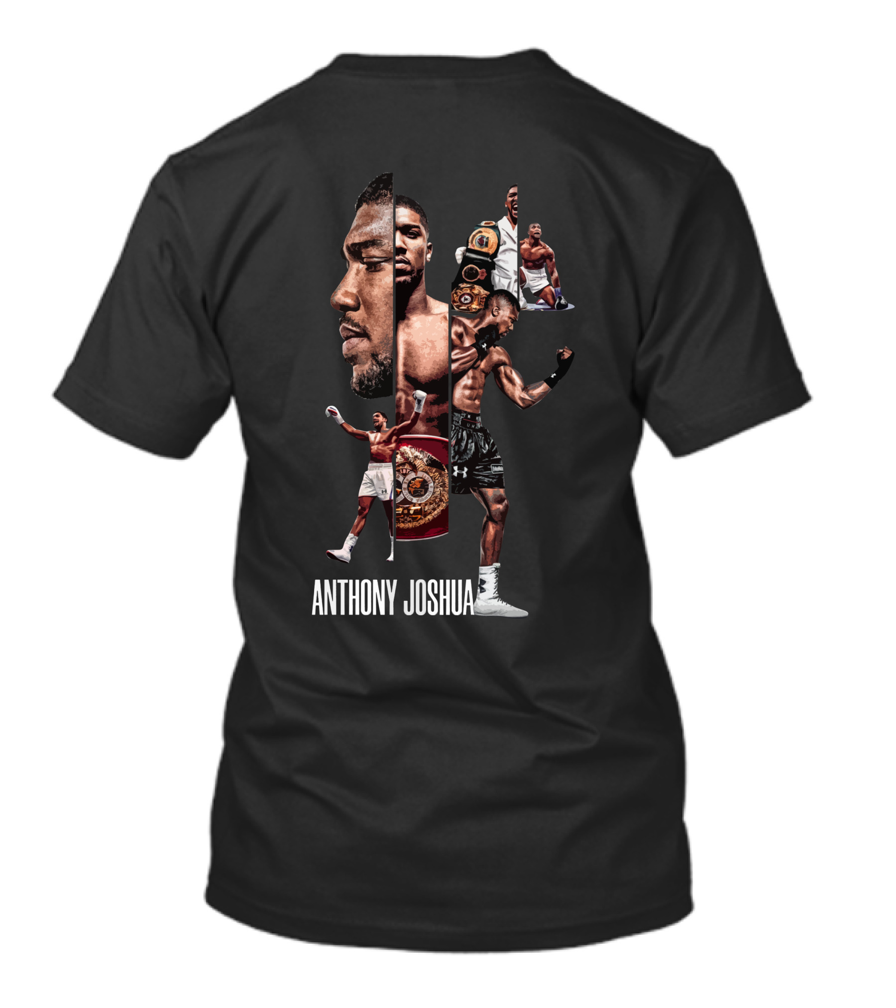 Anthony Joshua Boxing Champion Collage T-Shirt