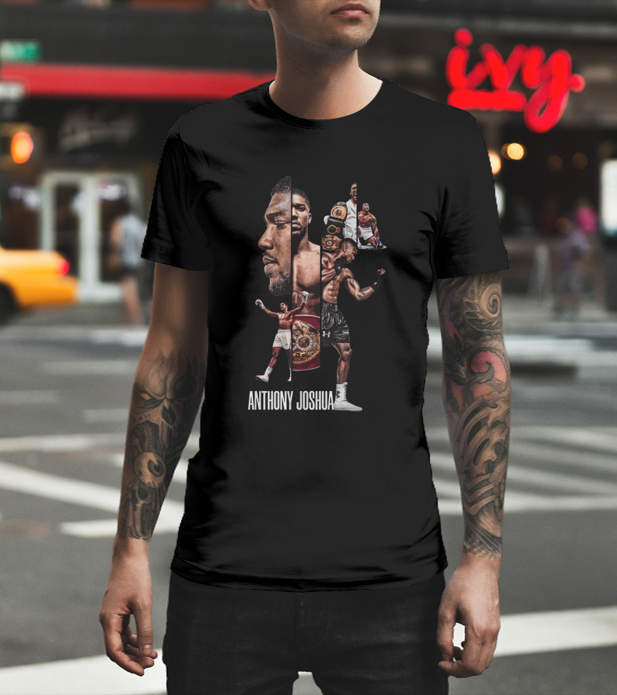 Anthony Joshua Boxing Champion Collage T-Shirt