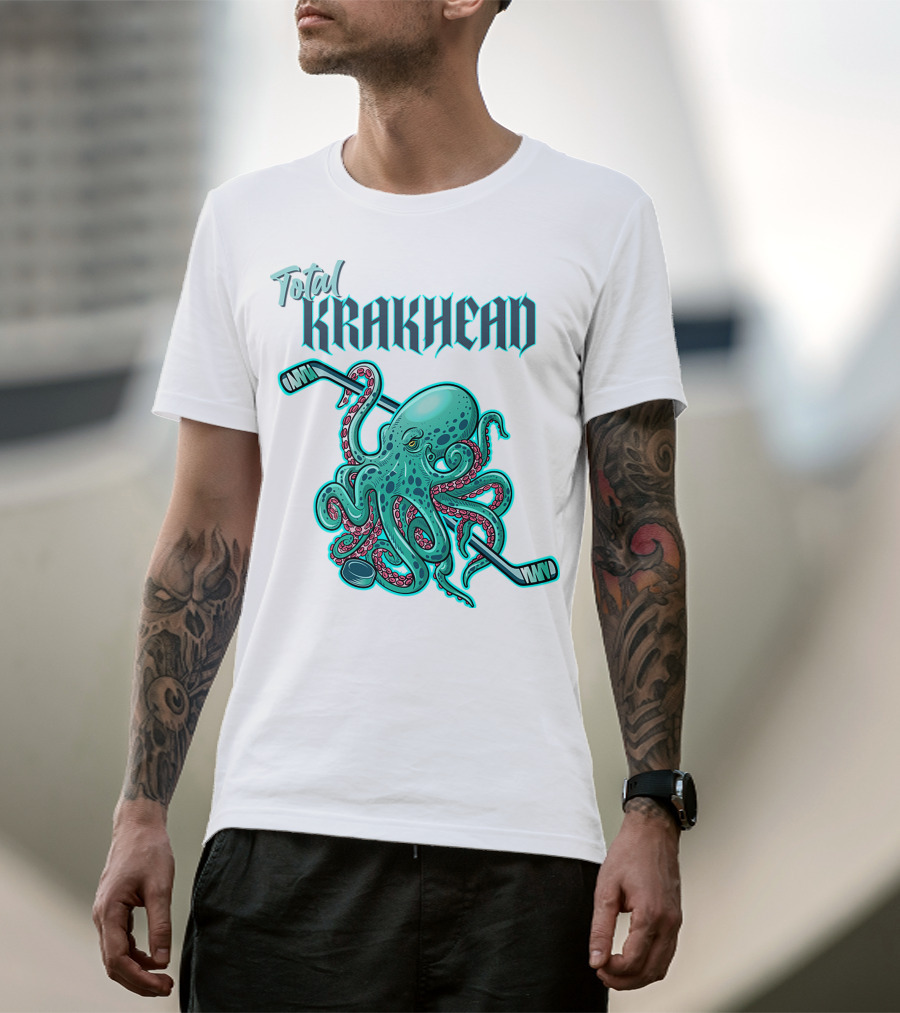 Total Krakhead Seattle Kraken Hockey Tentacles T-Shirt