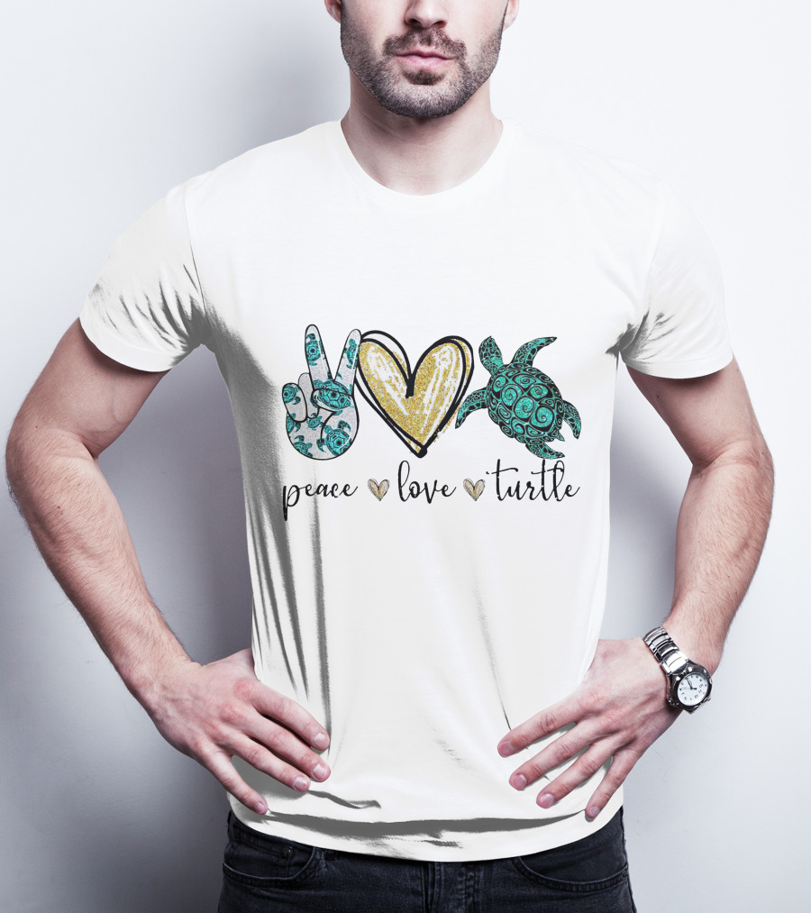 Peace Love Turtle T-Shirt