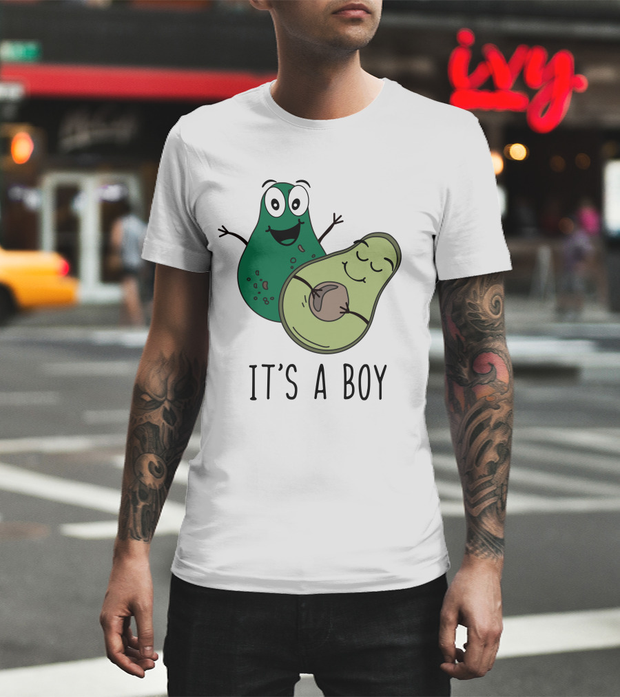 It's A Boy Avocado T-Shirt
