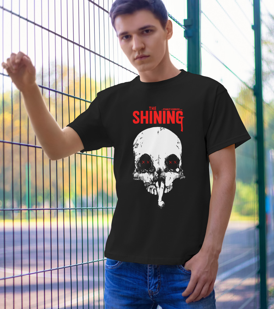 The Shining Friday The 13Th Stanley Kubrick Skull Twins T-Shirt
