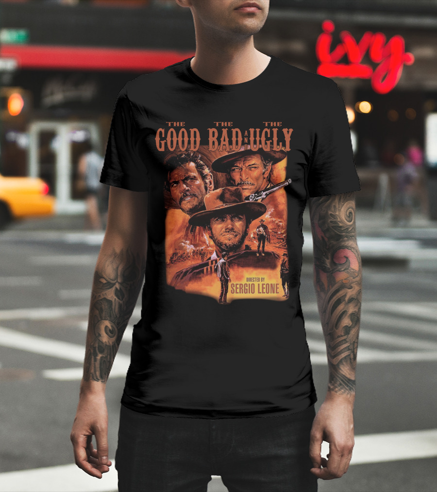 The Good The Bad And The Ugly Directed By Sergio Leone T-Shirt