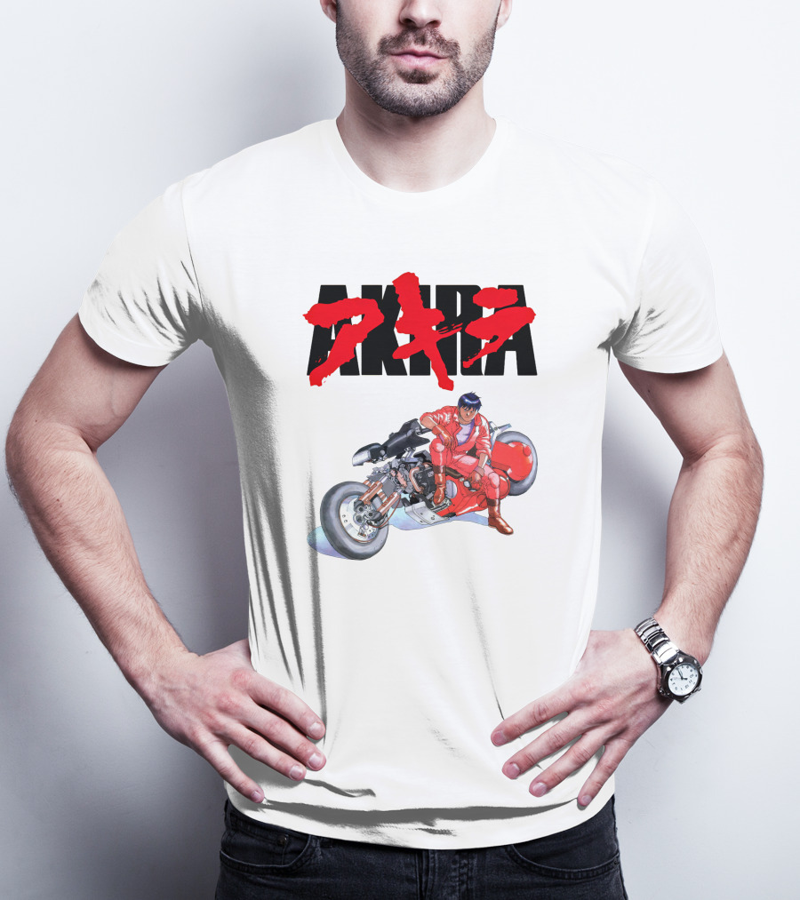 AKIRA Iconic Kaneda And Motorcycle Scene T-Shirt