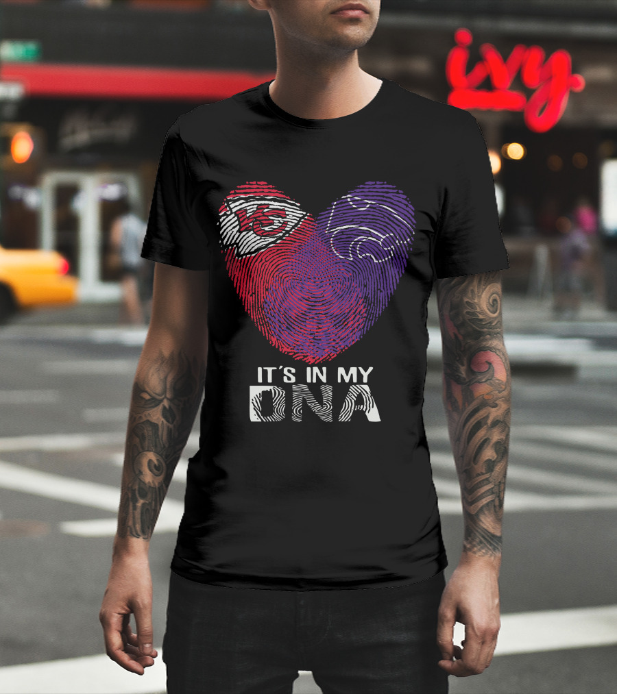 Kansas Chiefs Wildcats It's In My DNA T-Shirt