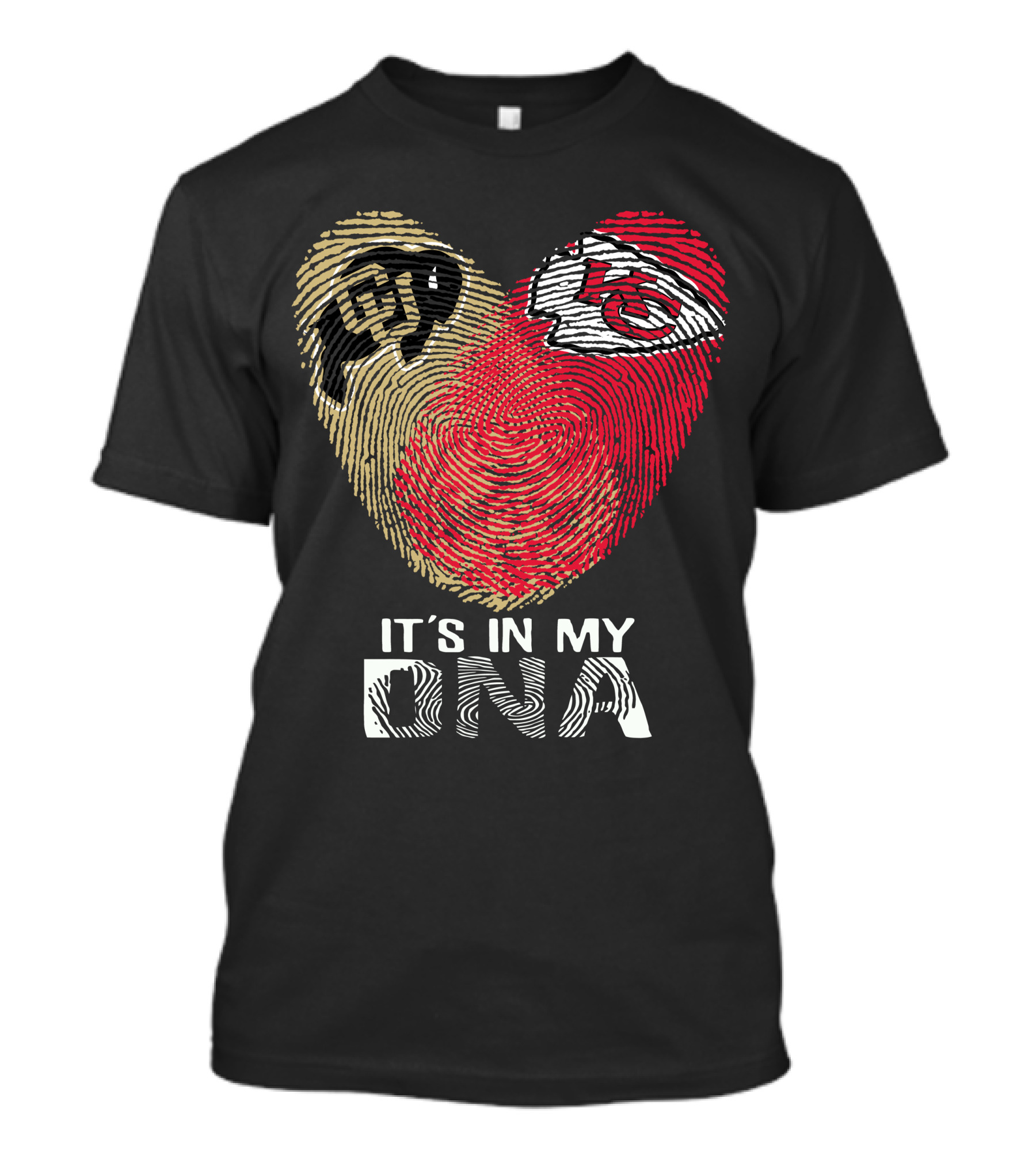 Colorado Buffaloes Kc Chiefs It's In My Dna T-Shirt