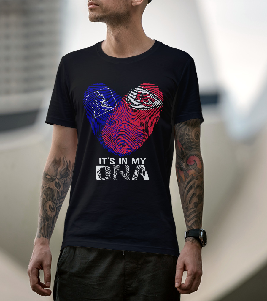 Duke Blue Devils Kansas City Chiefs It's In My Dna T-Shirt