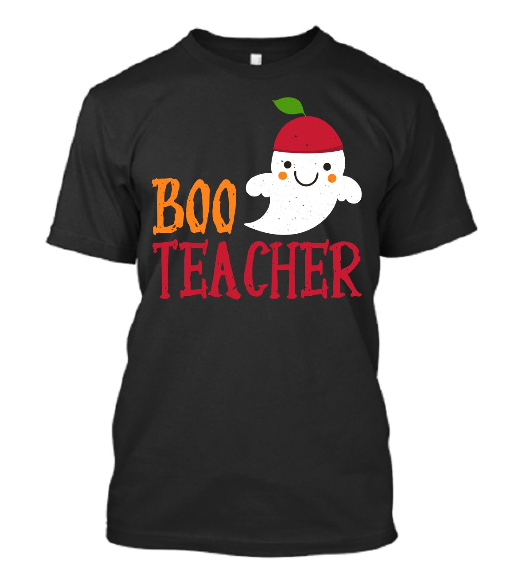 Boo Teacher Ghost Pirate Themed Funny Halloween Costume Teacher T-Shirt