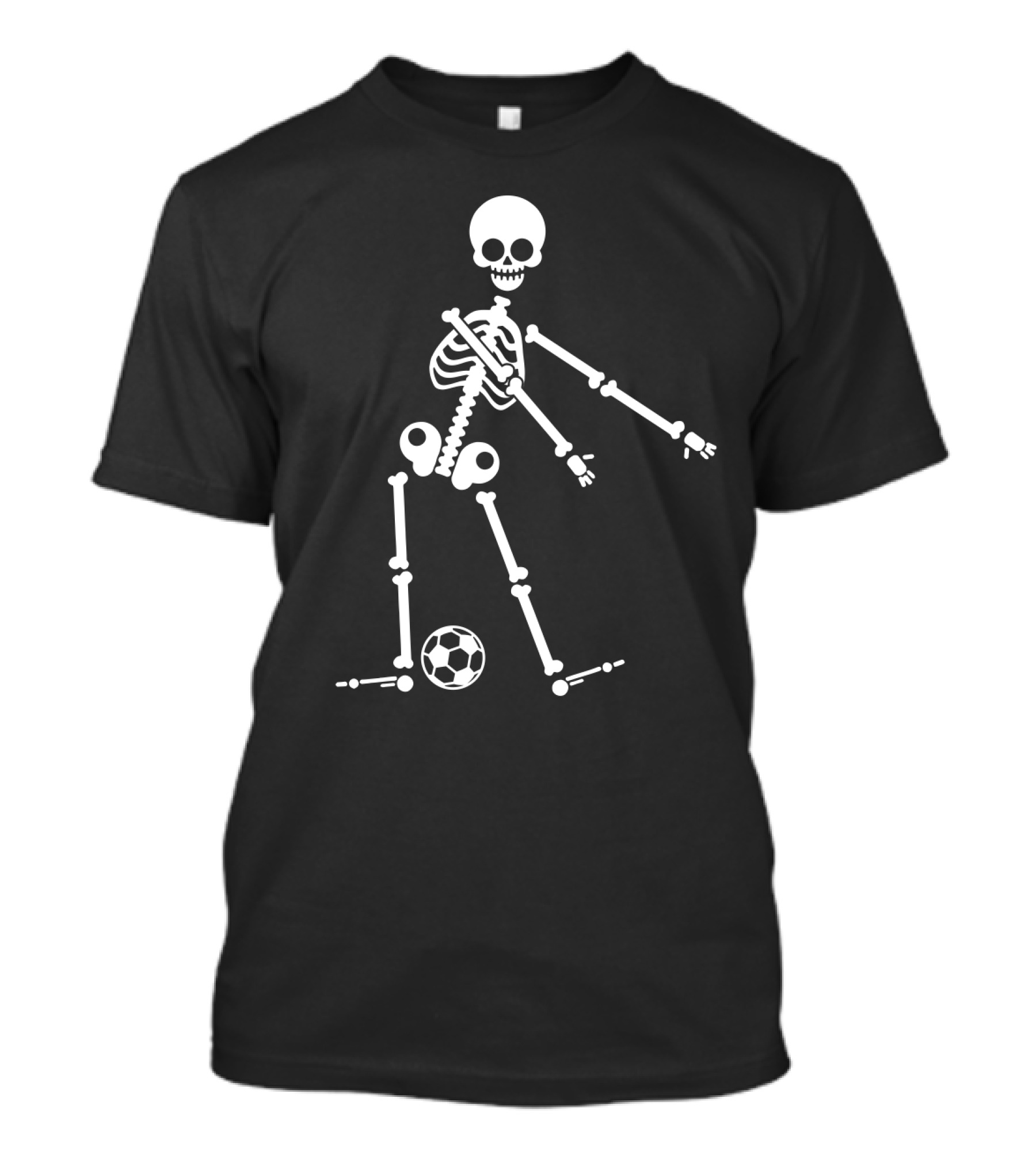 Skeleton Flossing Dance With Soccer Ball T-Shirt
